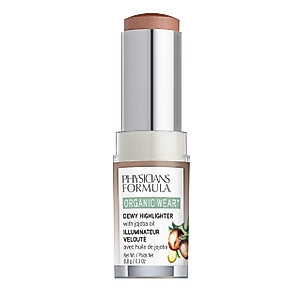 Physicians Formula Organic Wear All Natural Dewy Highlighter Stick Makeup, Makeup Honey Dew, Dermatologist Tested