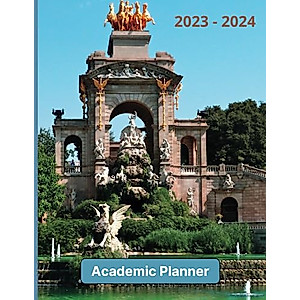 Academic planner 2023 - 2024: Barcelona Spain Theme