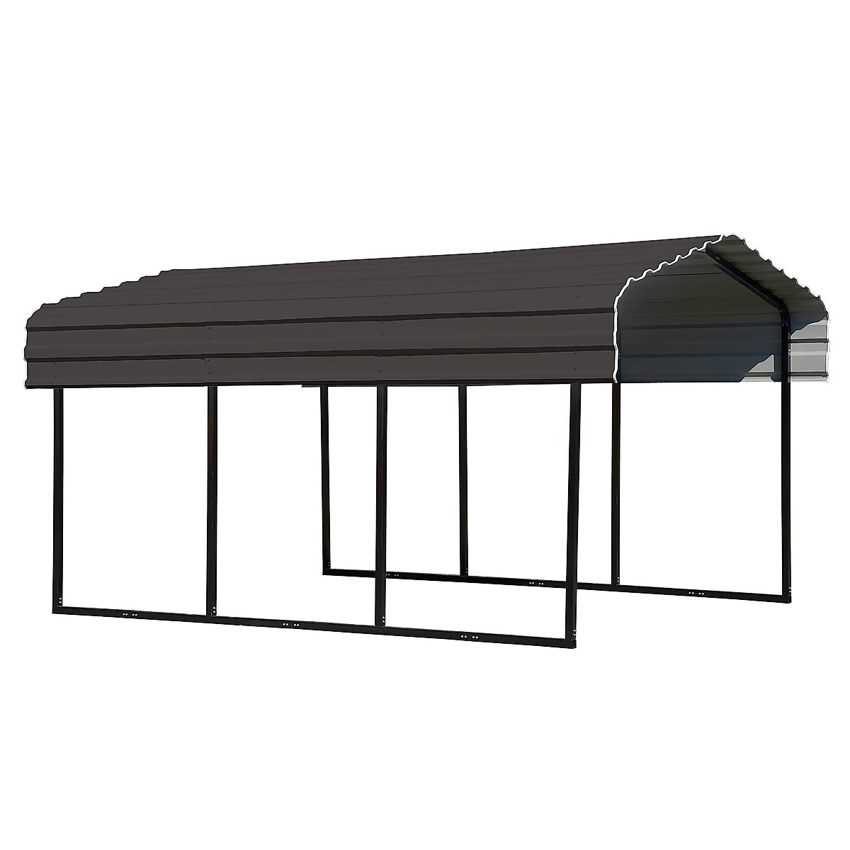 Arrow Shed CPHC101507 Heavy Duty Galvanized Steel Metal Multi-Use Shelter, Shade, Carport, 10' x 15' x 7'