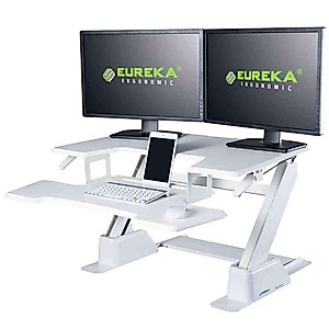 Eureka Ergonomic 36" Adjustment Height Desk Computer Desk Gen 1 White