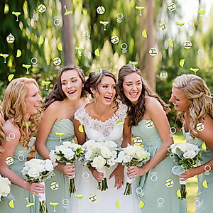 Wonmelody Margs and Matrimony Bachelorette Confetti Decor Margarita Table Confetti Decor Margarita Bachelorette Party Decor Mexican Bachelorette Party Favors for Mardi Gras Fiesta Bridal Shower