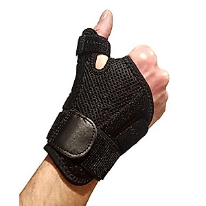 Thumb Brace with Wrist Support – Thumb Support for Tendonitis. Thumb Splint Thumb Stabilizer Brace Fits Left or Right Hands. Thumb Spica Splint Thumb and Wrist Brace or Hand Brace For Men & Women