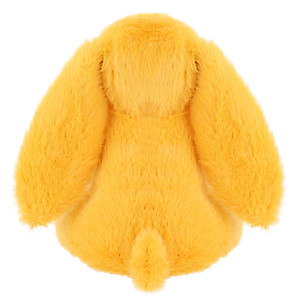 Apricot Lamb Toys Plush Yellow Bunny Rabbit Stuffed Animal with Fluffy Soft Flower Ears 8 Inches