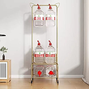 OTBK Clothing Garment Rack Multifunctional Clothes Organizer With Cat Ears The Non-slip Beads For Hanging Clothes,Shoes,Bags (Color : Gold)