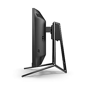 Porsche Design Agon PD27 27" Gaming Monitor, 1000R Curved QHD (2560x1440), 240Hz 0.5ms, DisplayHDR 400, Light FX, Quick Switch Keypad, Low Input Lag, Height-Adjust, 4Yr Re-Spawned, Black
