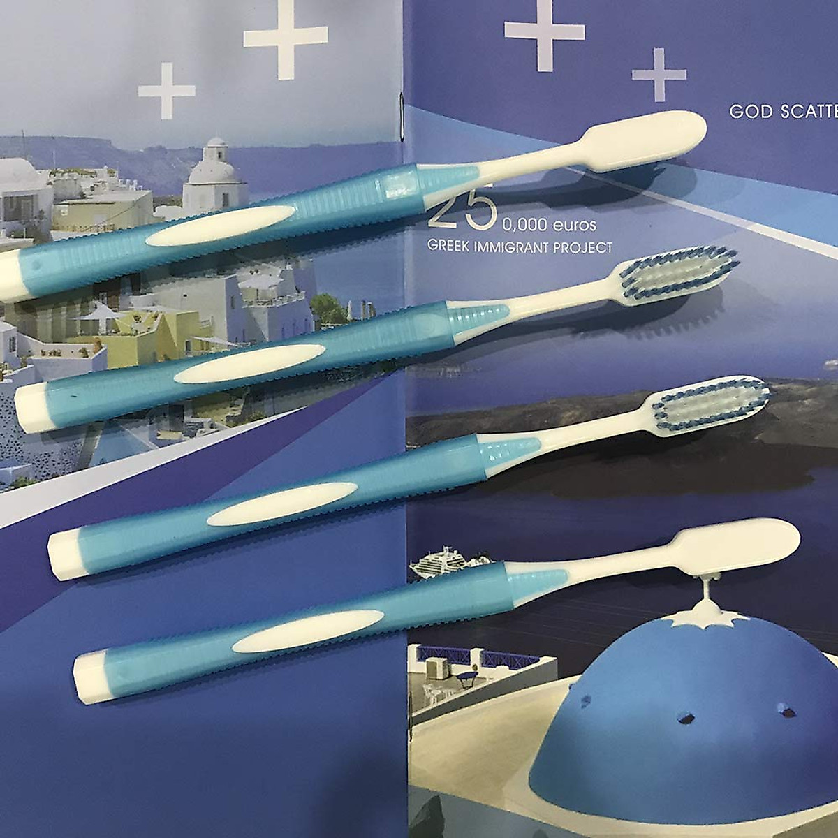 50 Pack Toothbrush Standard Classic Soft Individually wrapped Wholesale lot (50pack)