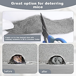 Stainless Steel Wool, Steel Wool Fill Fabric Roll, Gap Blocker Coarse Wire Hardware Cloth DIY Kit for Holes, Wall, Garden, Kitchen, Pipeline in Garage (20FT)