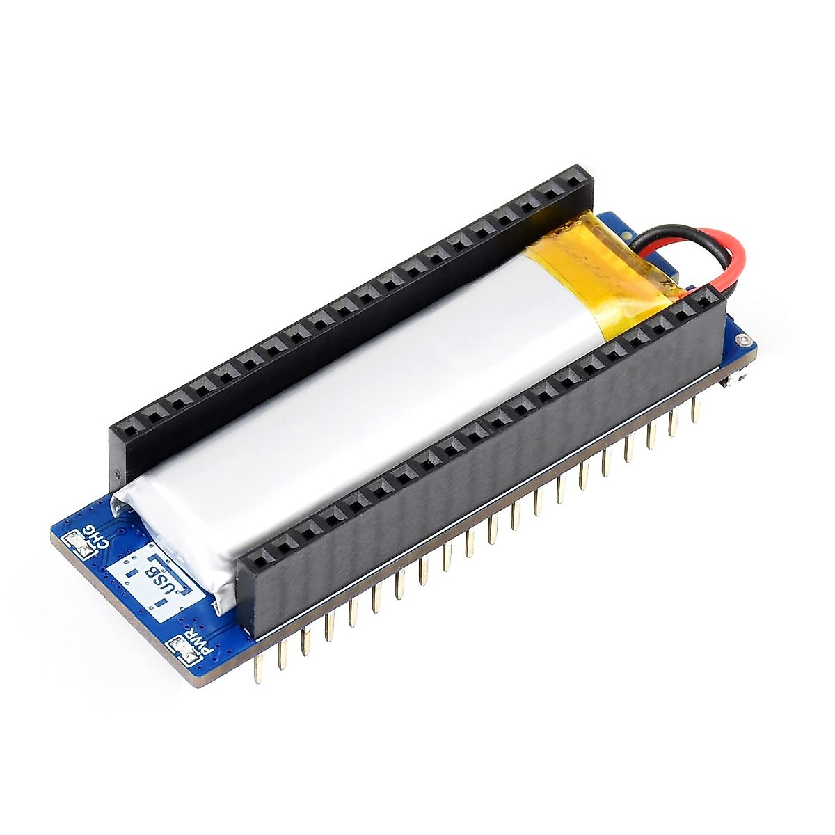 5V I2C Uninterruptible Power Supply UPS Module Breakout Shield HAT Starter Kit for RPI Raspberry Pi PICO 2W WH 2W RP2040 RP2350 Expansion Board