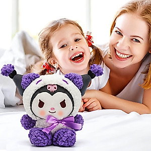 GRUSEMI 9 Inch Anime Kawaii Plush Toys, Cute Anime Stuffed Animal Pillow Doll Soft Cartoon Room Decor Toy Birthday Party Favor Gifts for Children Girls Fans