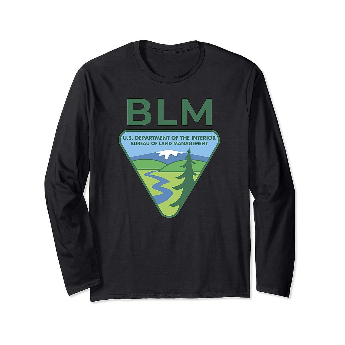The Original BLM -- Bureau of Land Management (Color) Long Sleeve T-Shirt