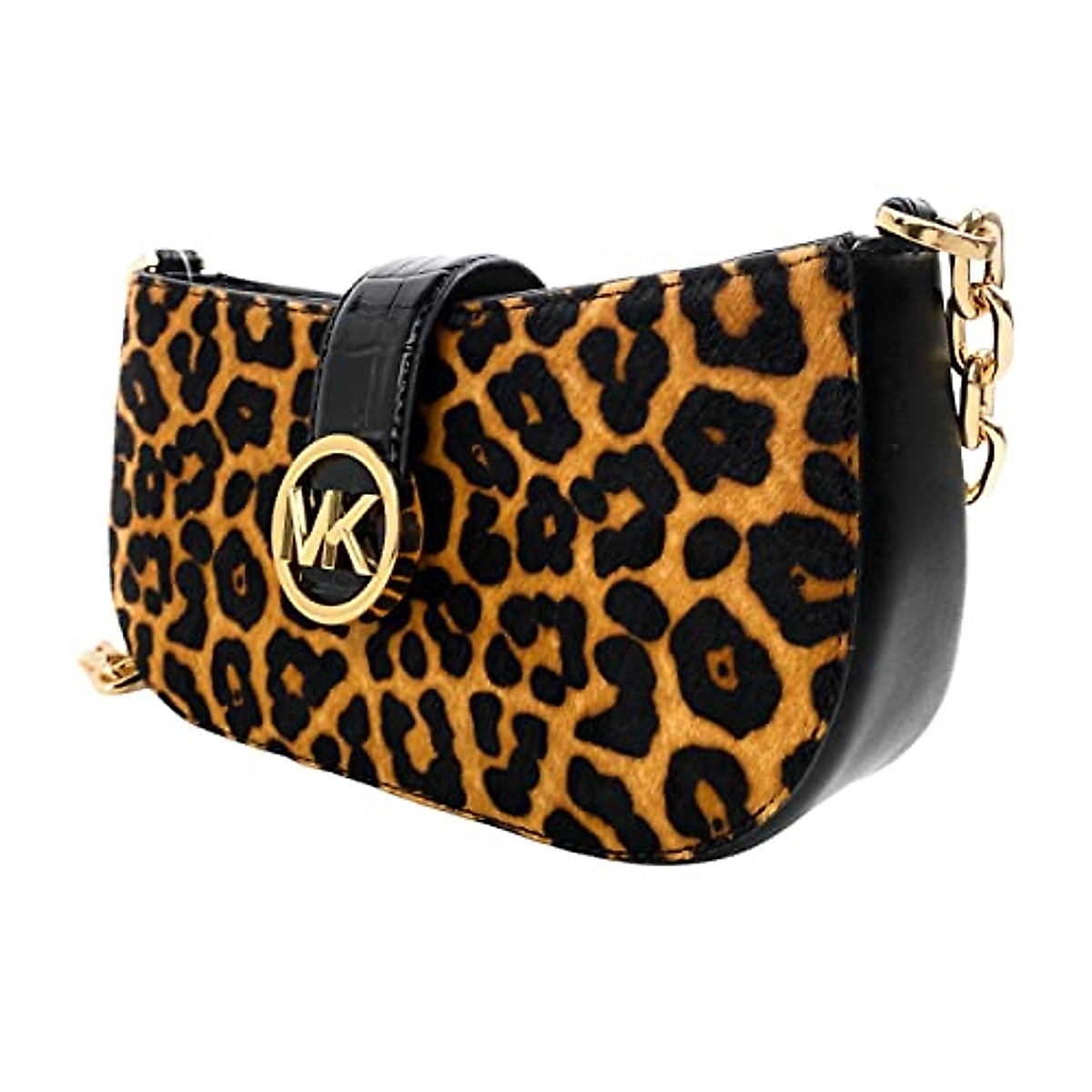 Michael Kors Carmen Small Pouchette Shoulder Bag (Black Multi)