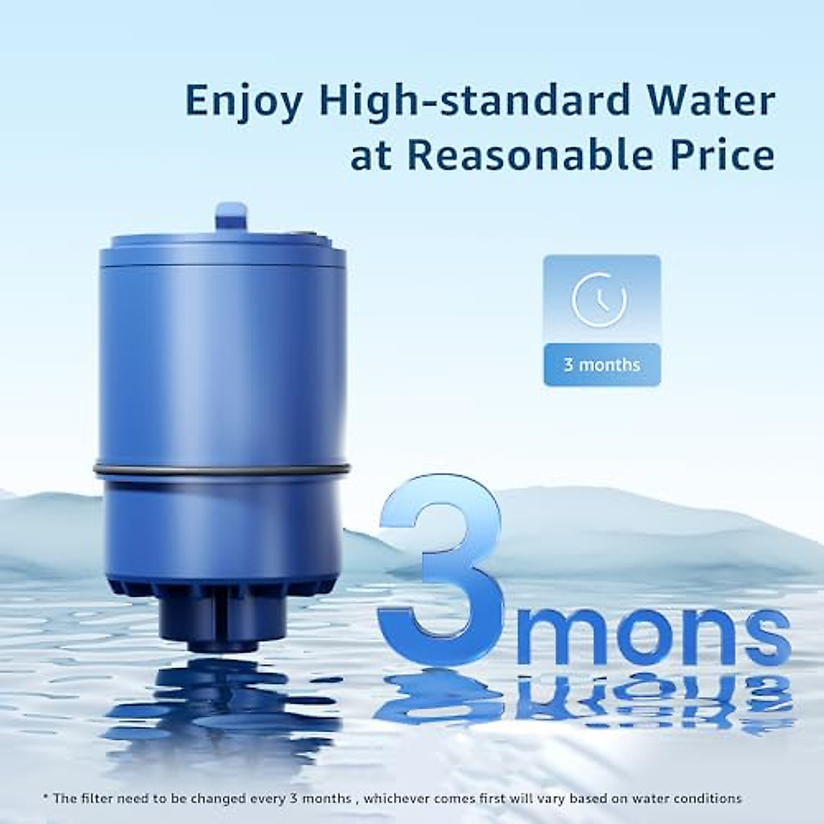 Maxblue NSF Certified Water Filter, Replacement for Pur® RF9999® Faucet Water Filter, Pur® Faucet Model FM-2500V, Pur-0A1, FM-3700, PFM150W, PFM400H, PFM450S (Pack of 3),MB-C08A