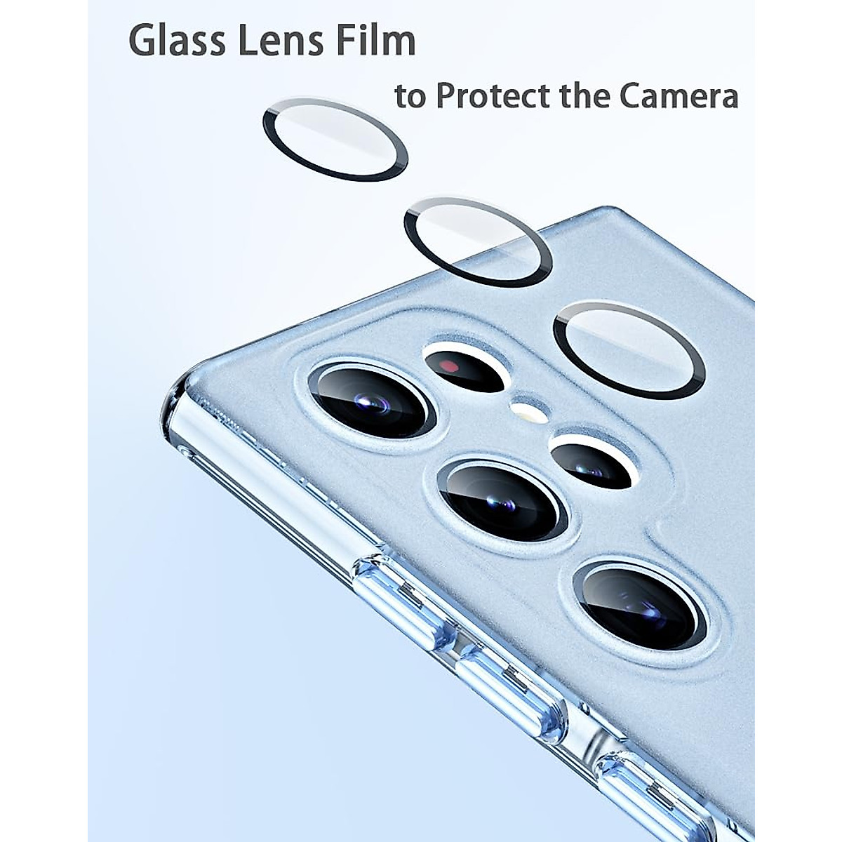 Fair-Minded Phone Case for Samsung Galaxy S23 Ultra, with Ring Kickstand, Magnetic, Shockproof Clear