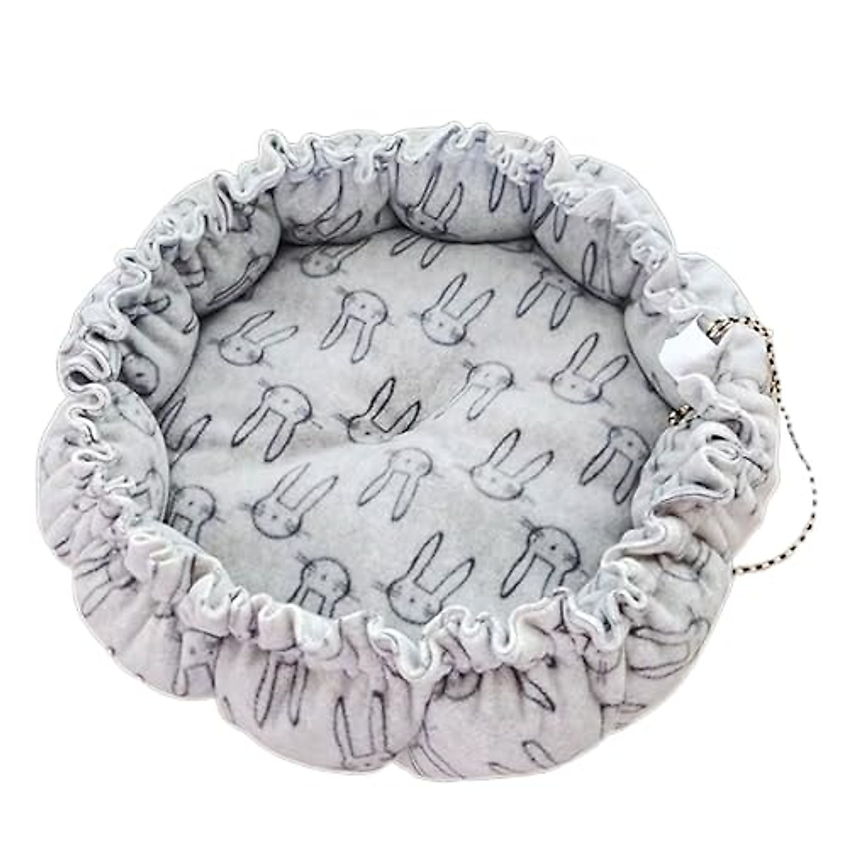 LINLIJIA Dog Kennel, Dog Crate, Sturdy Durable Dogs Nest, Round Cat Bed Deep Sleeping Bed Dog Cat Winter House Drawstring Design Pet Mat for Kitten Puppy Sleeping Supplies
