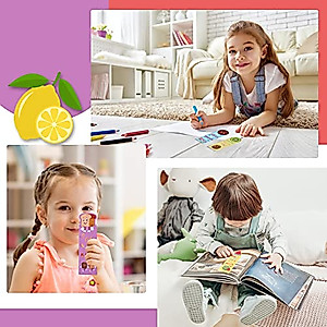 Bookmarks Scratch and Sniff Bookmarks Fruit Theme Scented Fun Bookmarks Assorted Cute Bookmarks for Students, Teens, Food Lovers, 36 Pieces 12 Styles