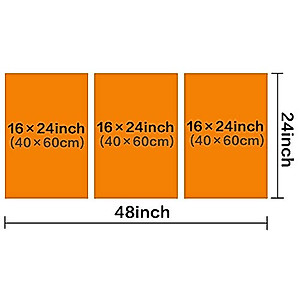 American Flag Wall Art Black and Brown Patriotic Decor Native America Picture for Living Room Military Canvas Artwork 3 Piece Prints Painting House Decor Giclee Framed Ready to Hang Gift(48''Wx 24''H)