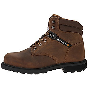 Carhartt Men's CMW6174 Traditional Welt 6" Soft Toe Non WP Boot Construction Shoe, Dark Brown Oil Tanned, 9