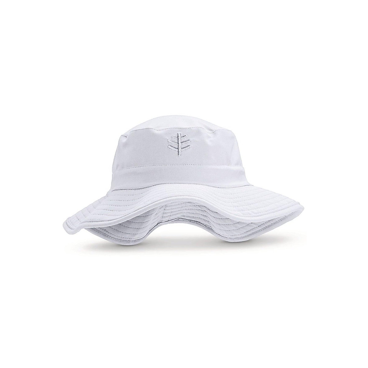 Coolibar UPF 50+ Women's Brittany Beach Hat - Sun Protective (One Size- White)
