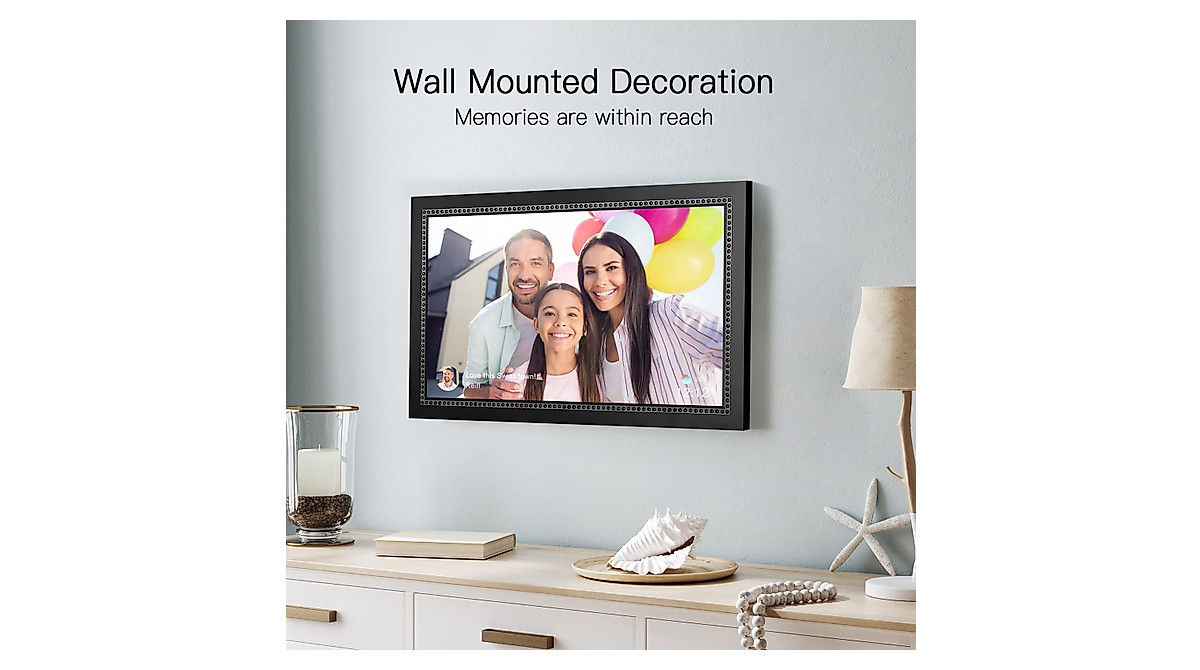 Humblestead 10.1" WiFi Digital Photo Frame - Share Memories Easily