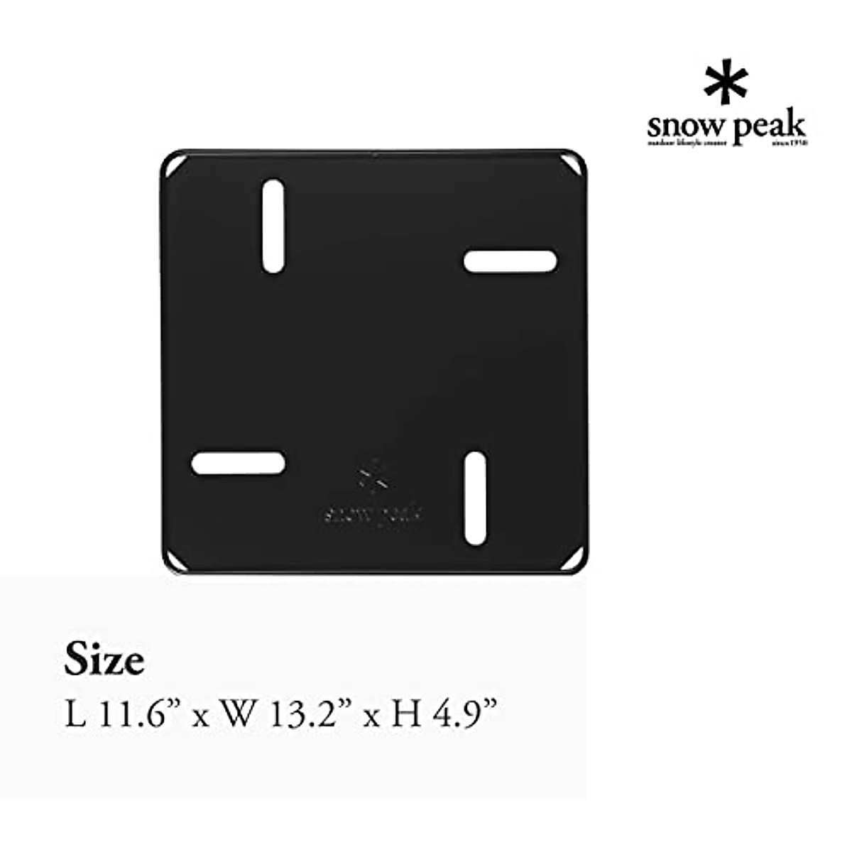 Snow Peak Base Plate, Small, Black