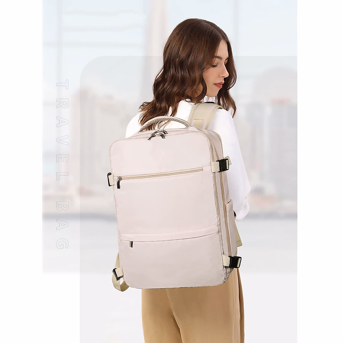 CLUCI Vegan Leather Women's Crossbody Handbags+ Travel Backpack