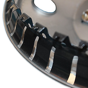 IWC 4 Pc Set 16" 8 Lug RV Stainless Steel Hub Cap Steel Wheel Rim Covers