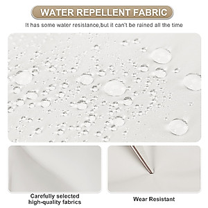 WEPOET School Backpack For Teens Boys Girls Cute Bookbag High School Bag Waterproof Casual Daypack College Backpack For Women Men Student Travel Backpack（Beige）