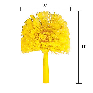 JT Eaton 1710YL Duster Replacement Head for Corners and Crevices, 7" x 6", Yellow, Case of 12