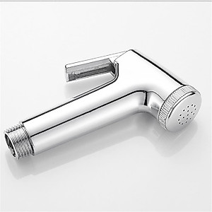 1Set ABS Chrome Handheld Toilet Bidet Sprayer Bathroom Shower Head Adapter Water Spray Hose Kit