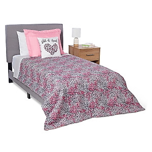 Northwest Classics Bed in a Bag with Decorative Pillow, 6-Piece Twin, Pink