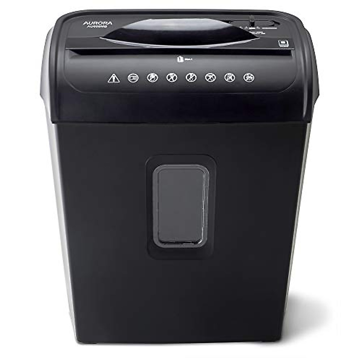 Aurora AU608MB High-Security 6-Sheet Micro-Cut Paper Credit Card Shredder with 3.5-Gallon Wastebasket, 4-Minute Continuous Running Time, Security Level P-4