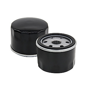Brlyeeanze 2 Pack AM125424 Oil Filter Compatible with Kawasaki 49065-7007 D100 D105 John Deere GY20577 Briggs & Stratton 492932 492932S 696854 GY20577 SST15 L100 LX173 Lawn Mower