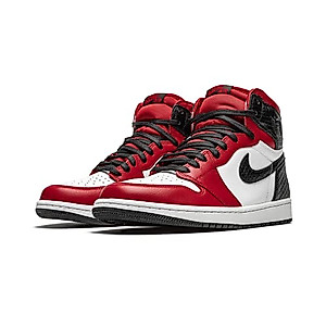 Nike Women's Air Jordan 1 High Retro Shoes, Gym Red/Whte-black, 9