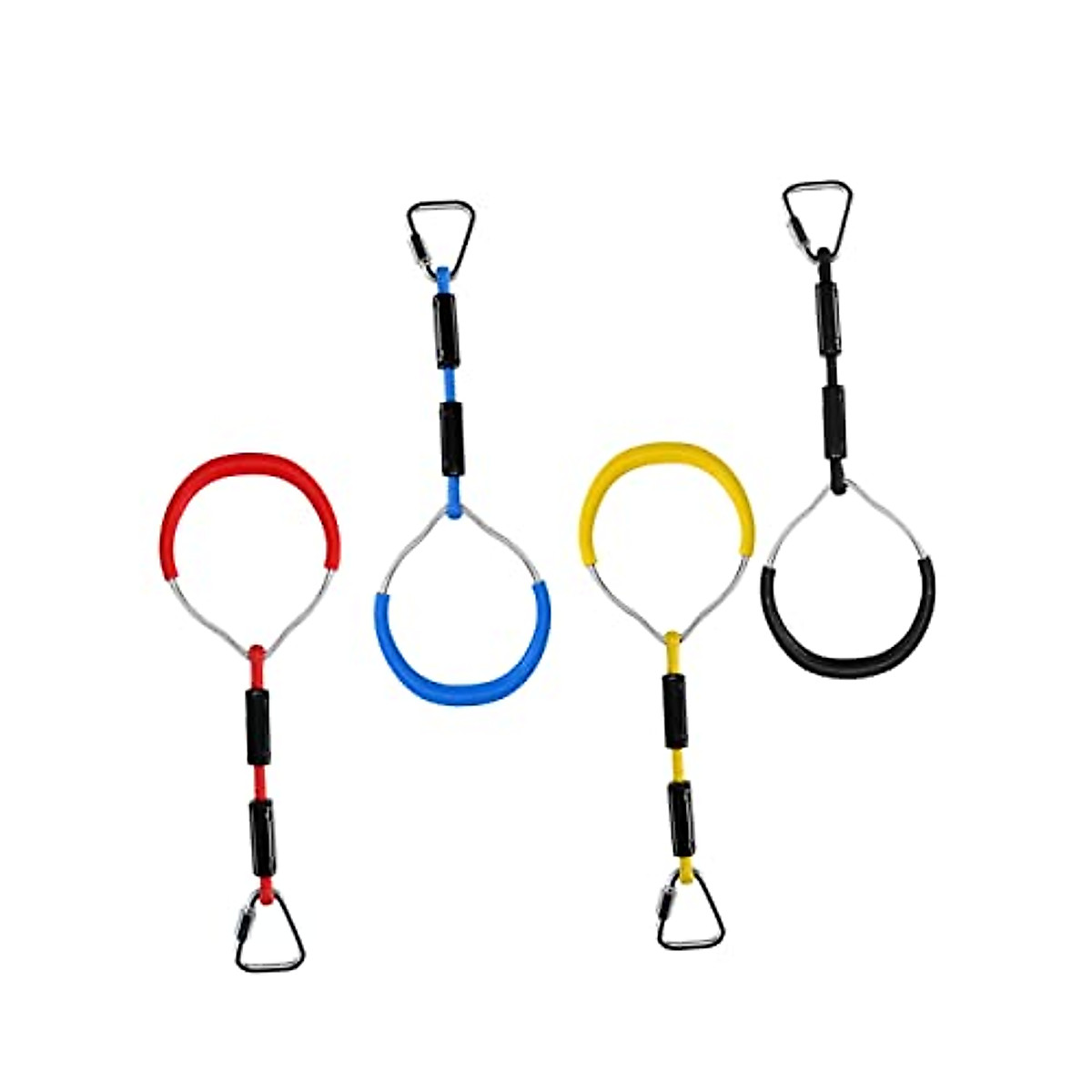 2pcs Swing Outdoor Kids Ring Outdoor Swing for Kids Playground Rings Swing Ring Set Strength Training Ring Kids Workout Ring Gymnastic Ring for Children Climbing Ring The Swing