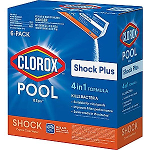 Clorox Pool&Spa Shock Plus 6 Pack (1 lb Bags)