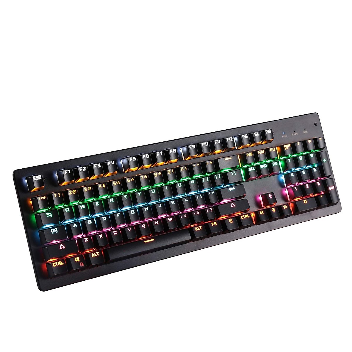 Yingshi Mechanical Keyboard for Gaming and Working,Gaming Keyboard with RGB Backlight,104 Keys Included,Keyboard for Windows PC Games.