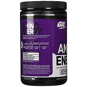Optimum Nutrition Essential Amino Energy Concord Grape - 30 Servings, 9.5 oz