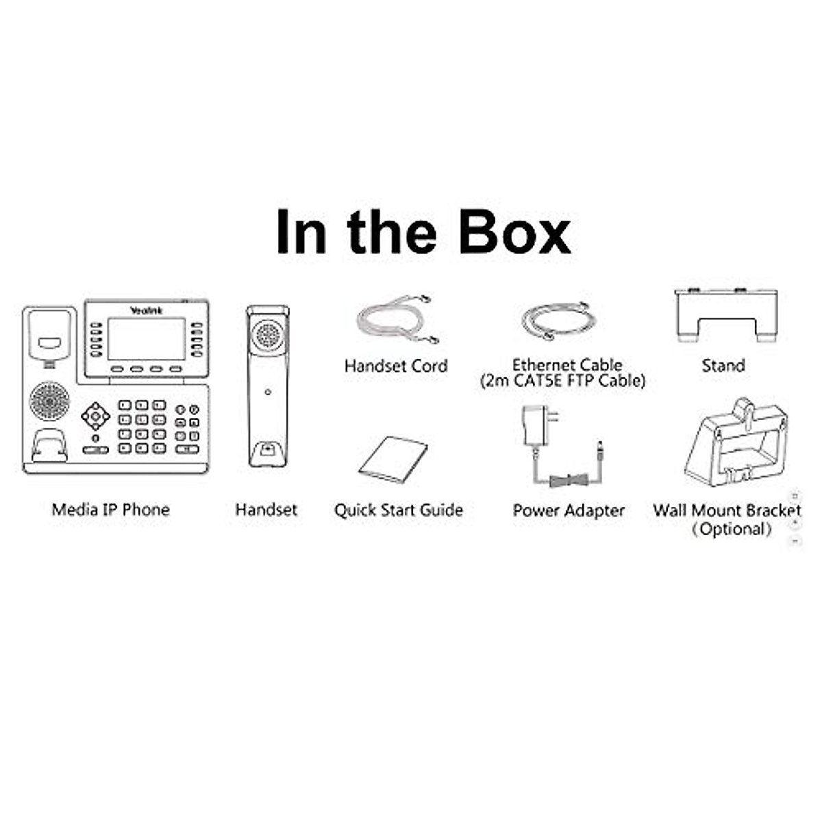 Yealink SIP-T54W IP Touch Screen SIP Phone - Global Teck Bundle with Power Supply and Global Teck Microfiber Cloth (Yealink T54W SIP Phone - Basic Bundle)