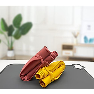 Moonkie Silicone Placemats for Baby & Kid, Stain Resistant Non-Slip Toddler Food Mats Eating Table Mat with 2 Packs(Ether/Sage