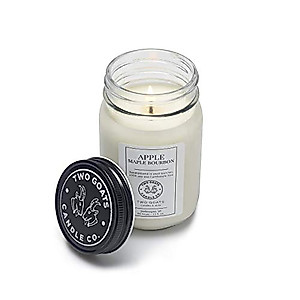 Apple Maple Bourbon Scented Soy Candle | Hand Poured in the USA | 12 oz.