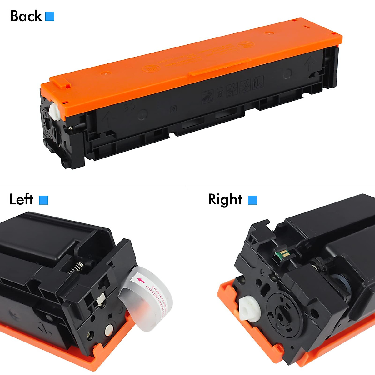 Amstech 204A Toner Cartridges 4 Pack Replacement for HP 204A 204 M180nw Toner Cartridges for HP Color Pro MFP M180nw M180 M180n M181fw M154a M154nw M154 M180 Printer (CF510A CF511A CF512A CF513A)