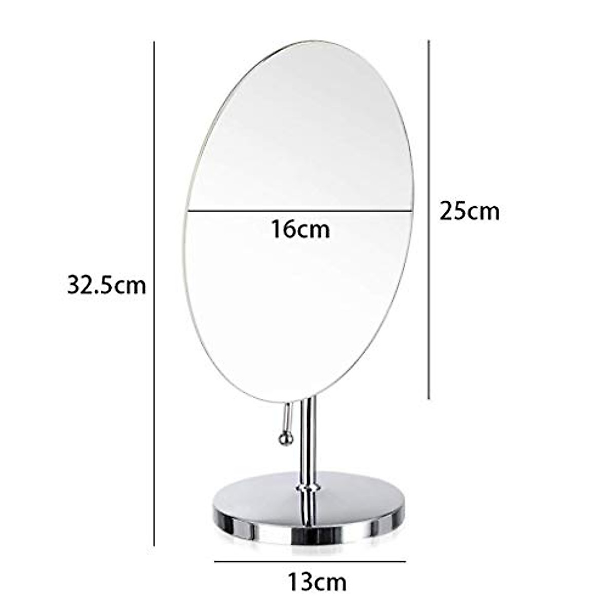 KXA Bathroom Mirror Make-up Mirror Large Side Mirror HD Freedom Shaving Mirror