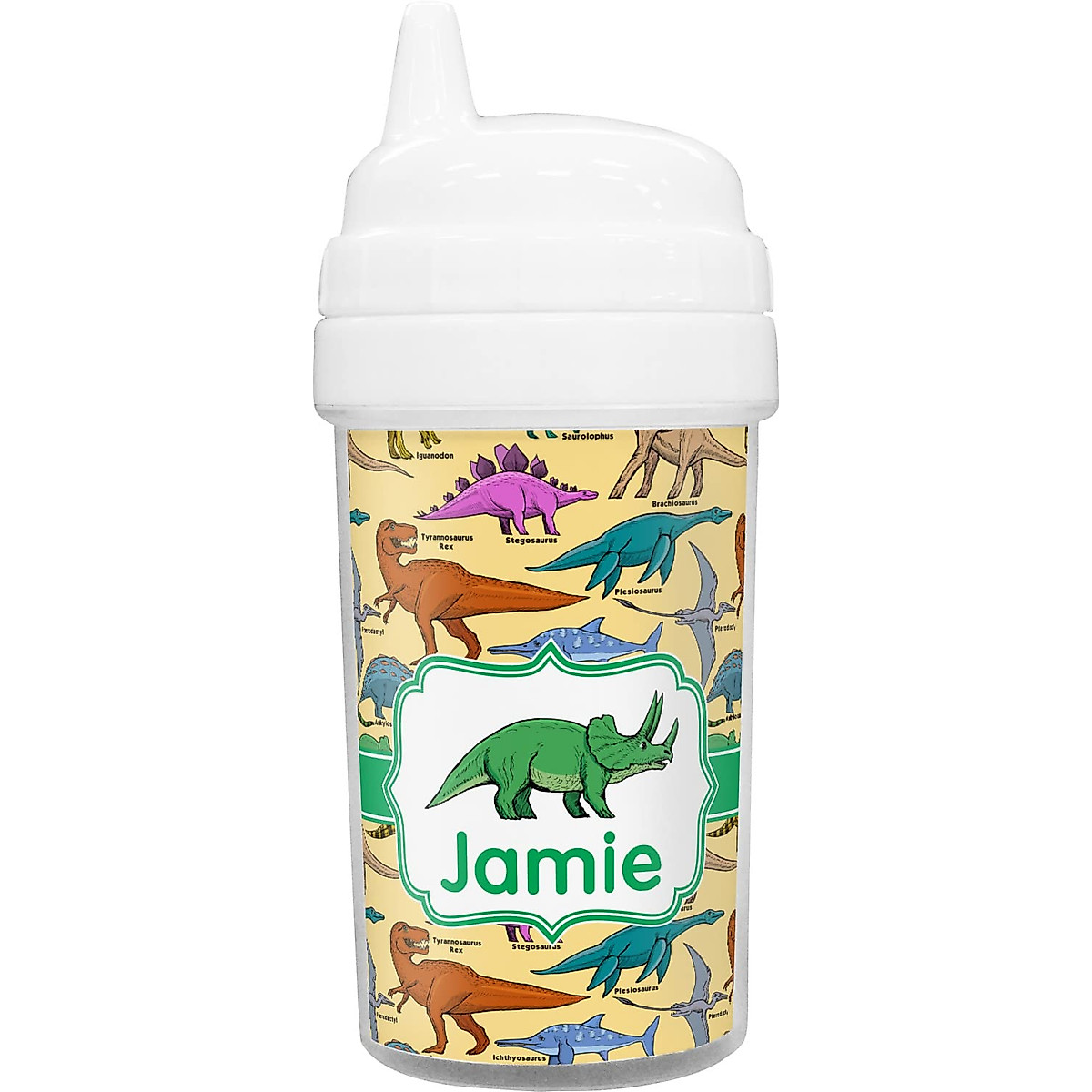 Personalized Dinosaurs Toddler Sippy Cup