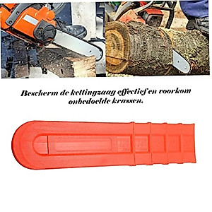 CurcKua 1PC Chainsaw Bar Blade Protective Cover Scabbard Universal Guide Plate Scabbard Cover for Garden Tools