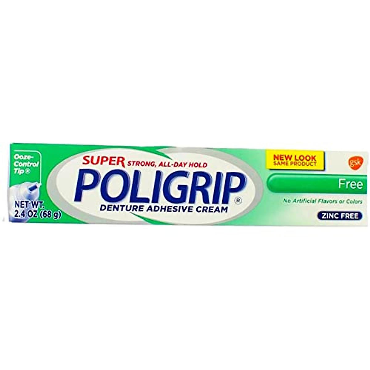 Super Poligrip Free Cream 1X2.4Oz/68G_Us (Pack of 1)