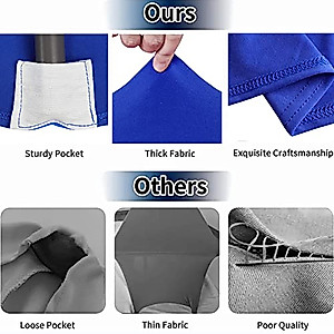 IOFRYION 2 Pack 6FT Table Cloth for Rectangular Tablecloth White Stretch Fitted Table Cover Spandex Tablecloths Table Protector for Event, Cocktail, Wedding, Banquet or Parties