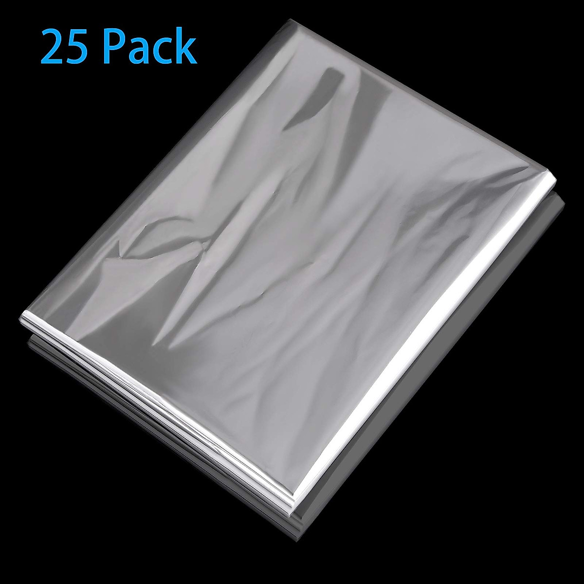 Awpeye Clear Basket Bags, 25 Pack Large Cellophane Wrap for Baskets and Gifts, 16x24 Inches Cellophane Bags, 2 Mil Thick