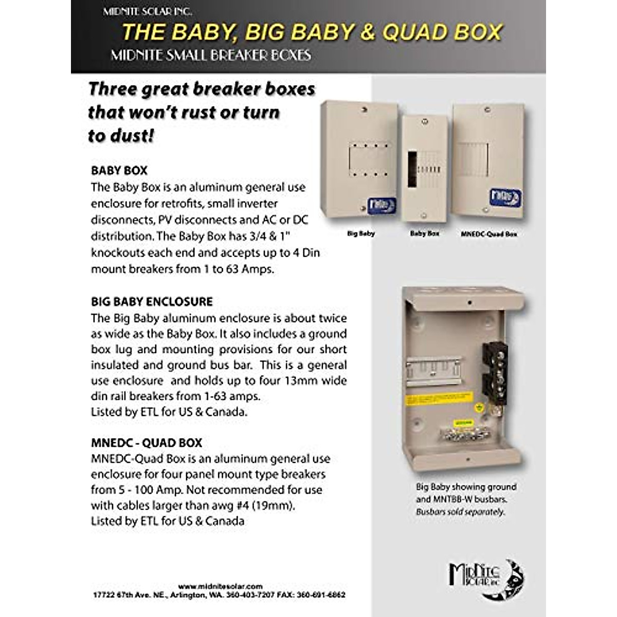 MidNite Solar MNKIDBASIC KIT Charge Controller Kit