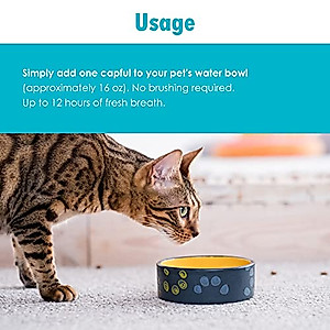 Ora-Clens Dental Rinse for Dogs & Cats - Cleans Teeth, Freshens Breath - Antimicrobial - 8 fl oz