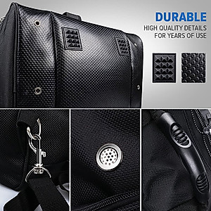 OutdoorMaster Boot Bag POLAR BEAR - 50L Ski Boots and Snowboard Boots Bag, Excellent for Travel with Waterproof Exterior & Bottom - for Men, Women and Youth - Black